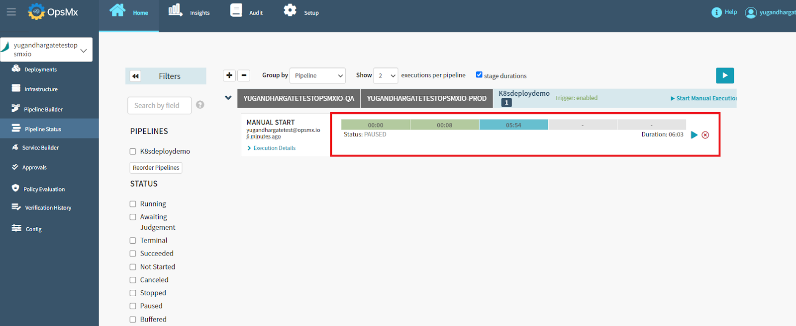 Trial User Guide - OpsMx ISD Documentation